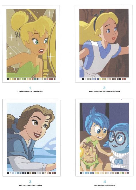 Digital Coloriages Myst Res Disney Girl Power Colour By Numbers Etsy