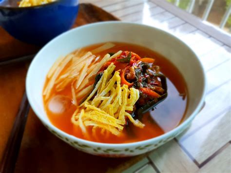 열무김치말이국수 육수도 진한 간편레시피