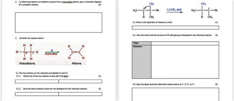 2 1 2 Dibromopropane Is An Addition Product From A Two Carbon Alkene