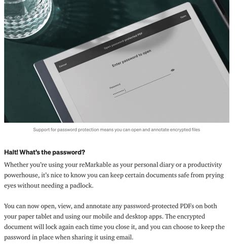 Password For Encrypting Pdf Files On Rm2 Rremarkabletablet
