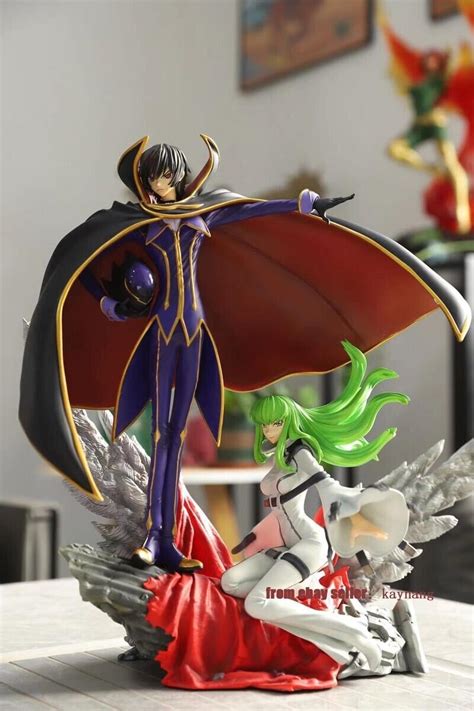 Kitsune Statue Code Geass Lelouch Of The Rebellion 16 Lelouch And Cc