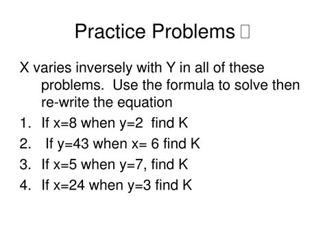 Ppt Inverse Variation Guided Notes For Easy Learning Powerpoint Presentation Id 9209003