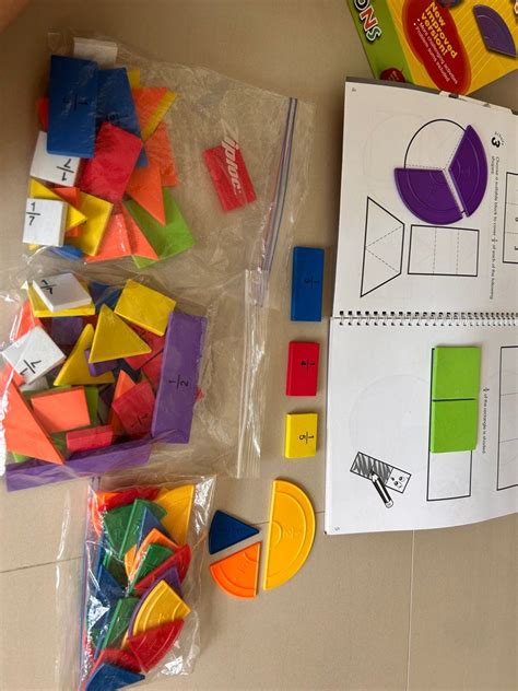 Fractions Visual Set Hobbies And Toys Toys And Games On Carousell