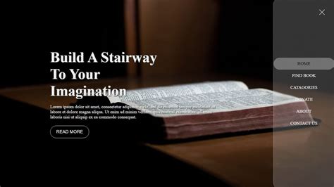 Glassmorphism Side Navigation Bar Responsive Side Menu Bar With