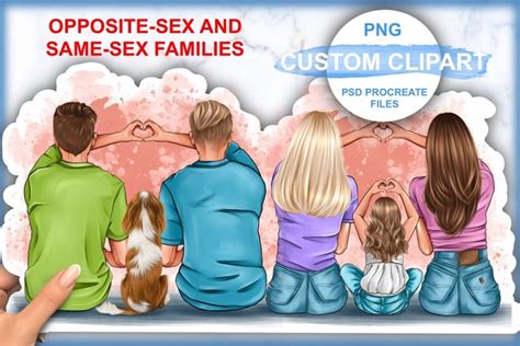 Family Clipart Same Sex And Opposite Sex Parents