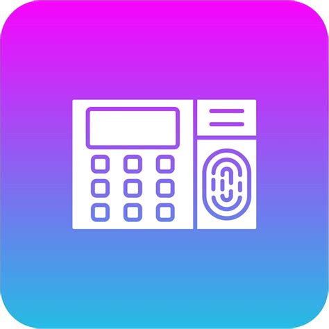 premium vector fingerprint scanner icon