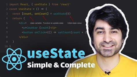 React Usestate Hook Simple And Complete Youtube