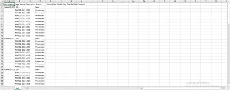 Export Document Data