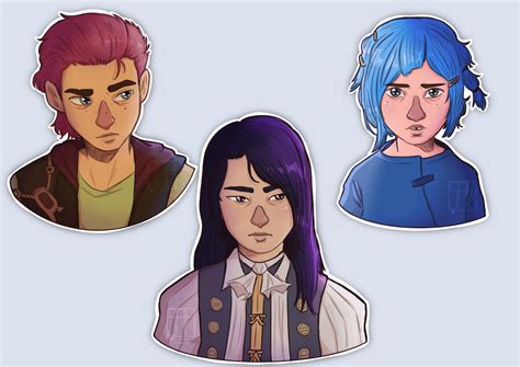 Artstation Arcane Girls Vi Caitlyn And Powder