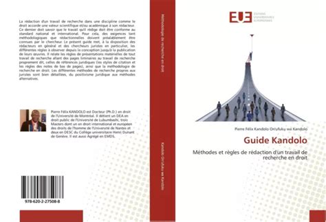 GUIDE KANDOLO MÉTHODES et règles de rédaction d un travail de recherche