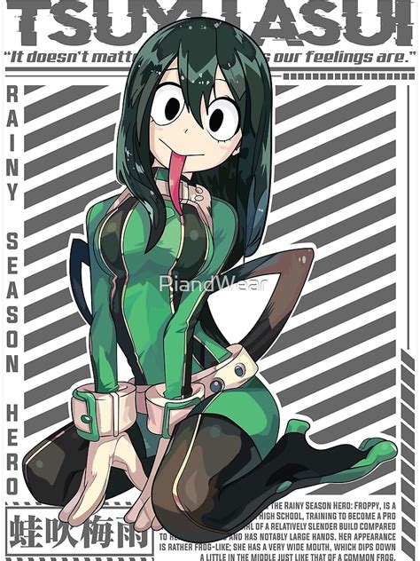 Tsuyu Asui Froppy Poster For Sale By Piandwear Redbubble