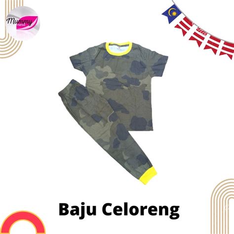 🔥🔥baju Askar Budak Baju Celoreng Baju Merdeka Budak Baju Askar