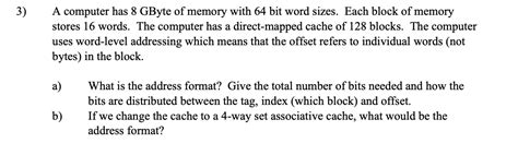 Solved Check The Screenshot To Solve This Question On Memory Chegg