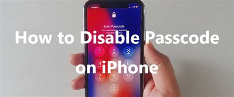 Easy Steps How To Disable Passcode On Iphone Even When You Forget It