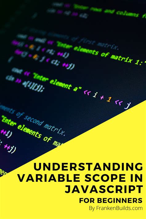 Understanding Variable Scope In JavaScript For Beginners Javascript