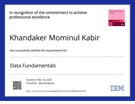 Datafundamentals Ibmskillsbuild Lifelonglearning Datascience
