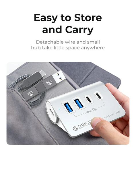 Orico 4 Port Usb3 2 10g Hub With Charging