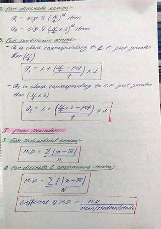 Formulas Used In Statistics PDF