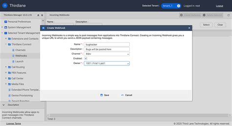 webhooks thirdlane platform documentation