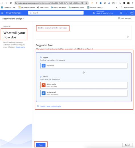 {how To} Create Cloud Flows Just Describe It To Design It From Power Automate Uk365guy Malla