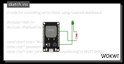 Nodered Wokwi ESP32 LED Copy Wokwi ESP32 STM32 Arduino Simulator