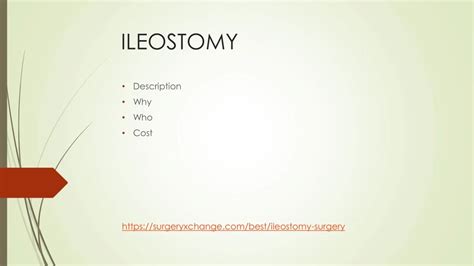 PPT Ileostomy PowerPoint Presentation Free Download ID