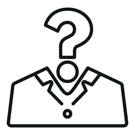 Anonymous Agent Icon Outline Vector Person User 33358190 Vector Art At