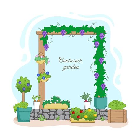 Container Vegetable Garden Organic Vegetable Garden Plants In