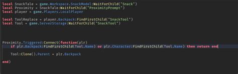 Trying To Create A Tool With Proximity Prompt I Tried All Of Codes And