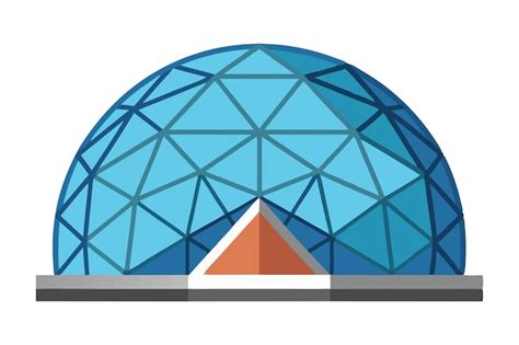 Blue Dome Structure Vectors And Illustrations For Free Download