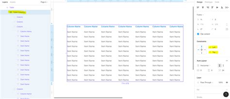 How To Create A Flexible Table Component Using Auto Layout By Masha S Prototypr