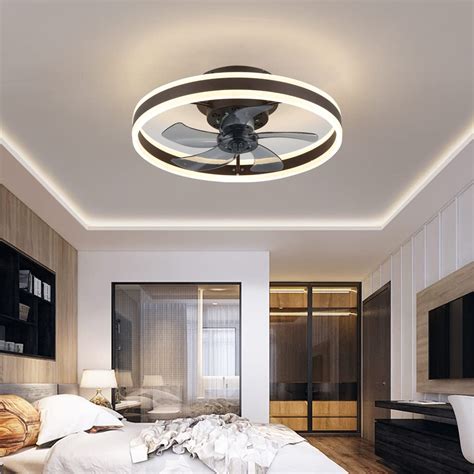 Buy Ceiling Fans With Lights Flush Mount Ceiling Fan With Light Remote Control Led