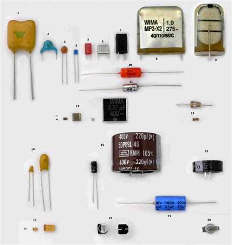 Definitive Capacitor Identification Chart W Pictures Page 1