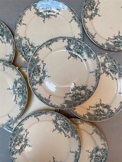 Ancien Service Bfk Modèle Dauphin Circa 1900 Pic And Puces