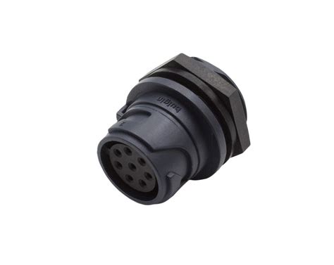 Front Panel Mounting Connector 8 Contacts Socket