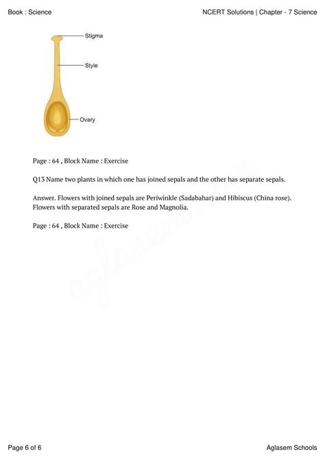 NCERT Solutions Class Science Chapter Getting To Know Plants Question Answer PDF