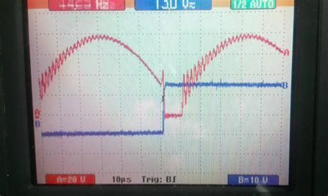 Resonance What Is The Explanation Of Non Zero Vce Voltage Of An Igbt While Its Gate Is High