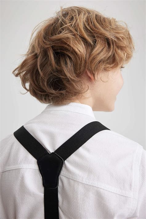 أسود أولاد حمالات بنطلون 2758663 Defacto