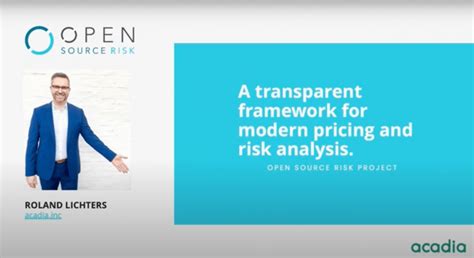 Open Source Risk Engine Academy Acadia