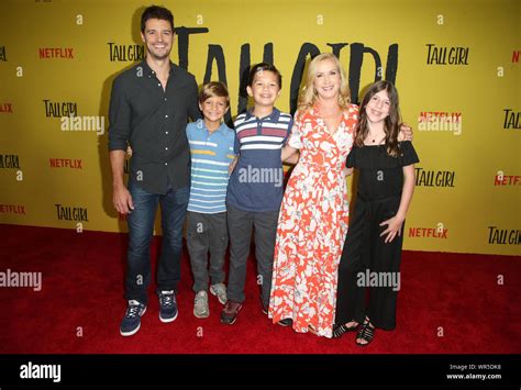 Los Angeles California Usa 9th Sep 2019 Angela Kinsey Joshua Snyder Isabel Ruby