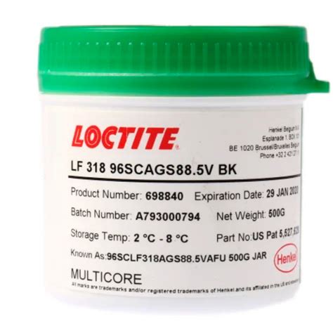 Loctite Multicore Lead Free Solder Paste Gibb Tools And Supplies