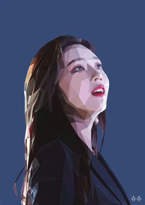 레드벨벳 조이 폴리곤아트 일러스트레이터 아티스트 팝아트