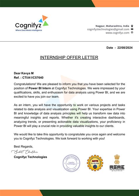 Kavya M On Linkedin Powerbi Dataanalysis Internship