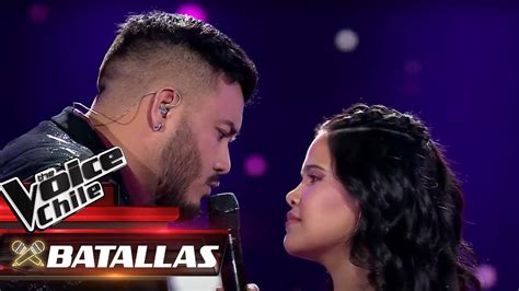 Daniela Gutiérrez Vs Alexis Vásquez No Me Ames Batallas The Voice Chile Youtube