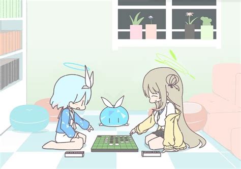 블루아카 귀여운 블루아카이브 Manhwa 약 스압 캐릭터 일러스트 귀여운 만화 그림 귀여운 그림