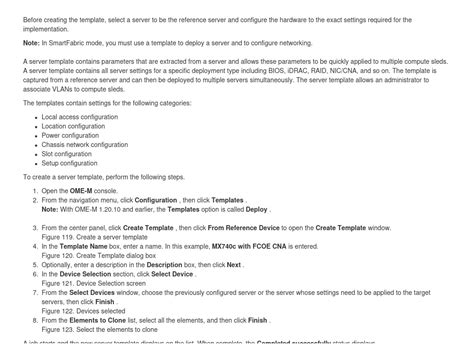 Create A Server Template Dell Poweredge Mx Networking Deployment Guide Dell Technologies