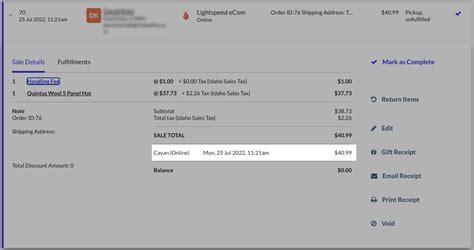 Comment Les Commandes Commerce électronique Lightspeed Série E Fonctionnent Avec Pdv
