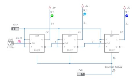 1705342 Mod 8 Counter Multisim Live
