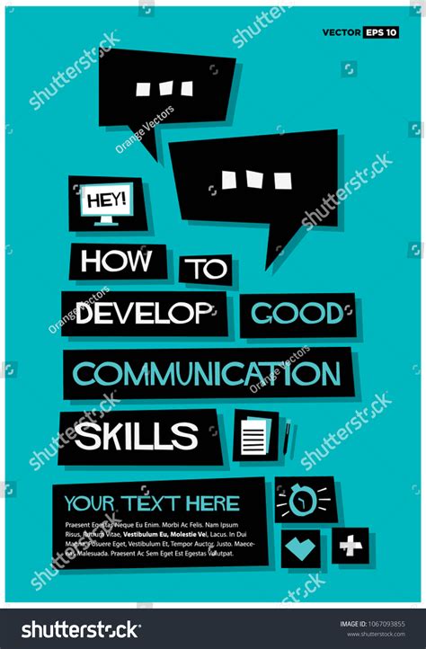 Good Communication Skills Poster Business Presentation Pitching