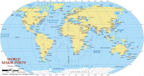 Navigating The Globe A World Sea Ports Map Guide